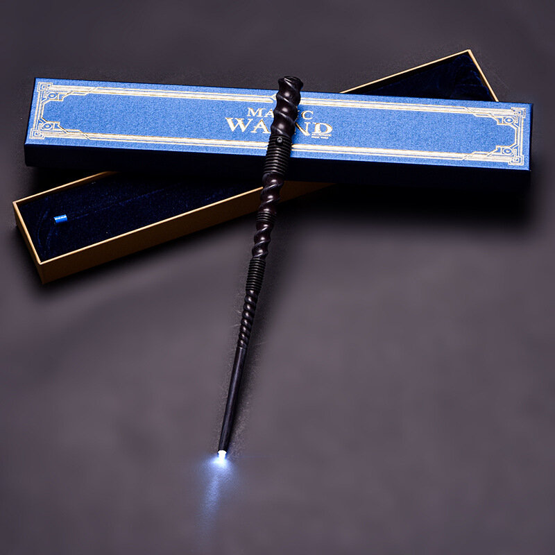 Светящаяся палочка Гарри Поттера, палочка Гермионы, светящаяся магическая палочка Дамблдора, игрушка на Хэллоуин с LED-подсветкой