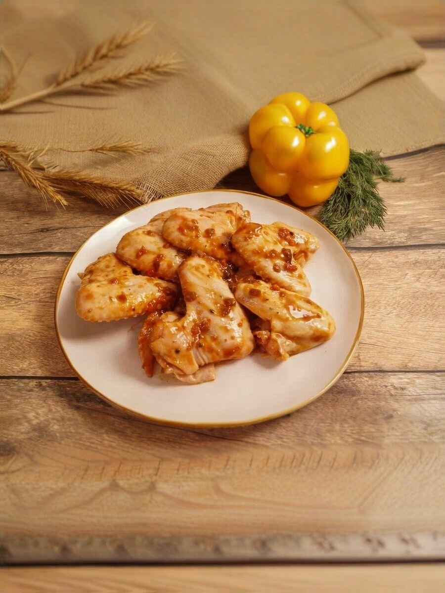 Крылья куриные в маринаде "Барбекю" 800 гр, Ферма Евгения Рошаля