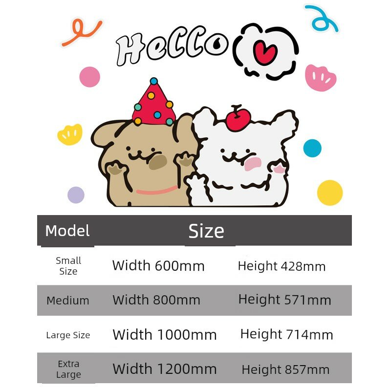 Наклейки-стикеры для декора детской комнаты: линейные рисунки щенков, декоративные картины для спальни, трансформация