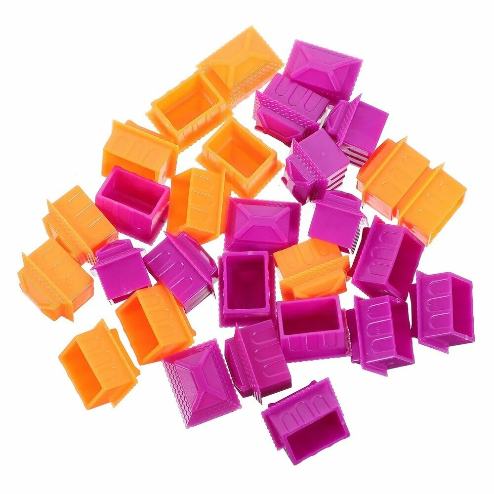 Набор пластиковых игровых фишек домов для настольной игры монополия 40 шт