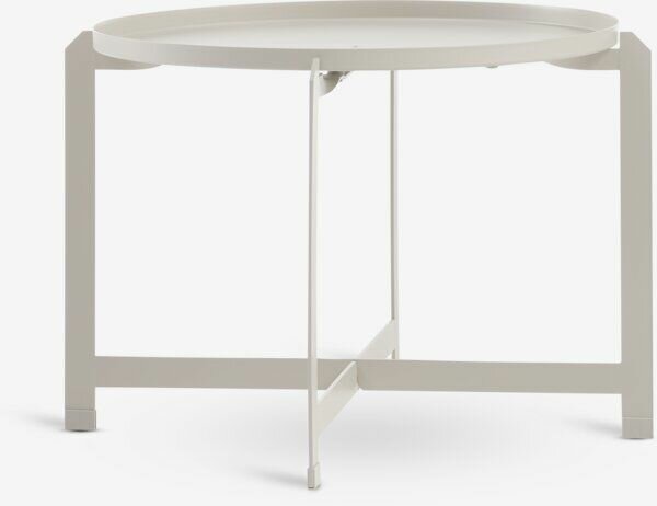 Садовый стол из стали Jysk BORRE цвет светло-серый Д50 x В40