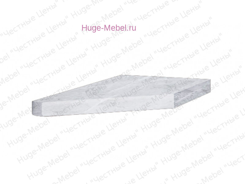 Столешница правая для торцевого шкафа мрамор Лацио, 38 мм Huge Mebel. Ширина 600 Высота 38. Столешницы