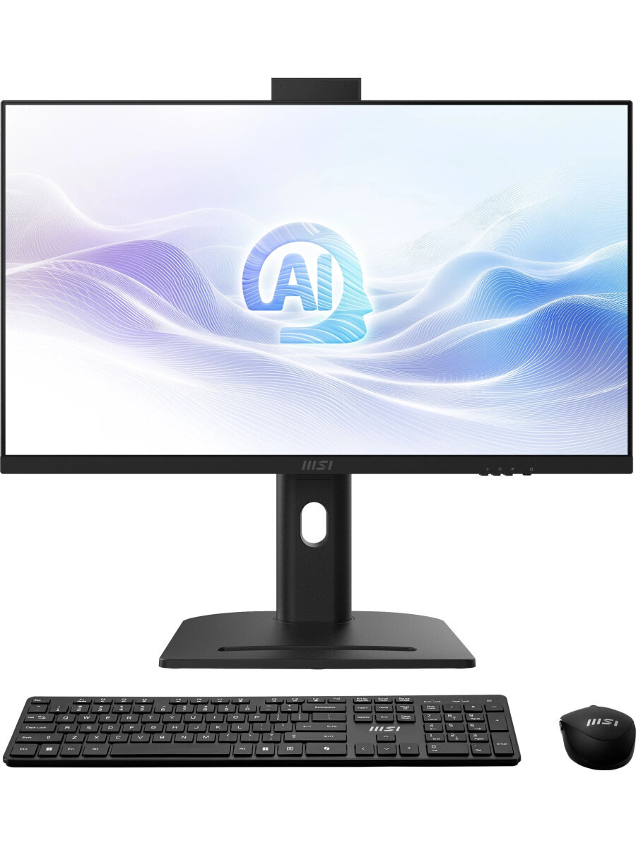 Моноблок MSI Modern AM273QP AI 1UM-089XRU 27" WQHD Core Ultra 7 155H/16Gb/SSD1Tb Graphics/noOS/черный