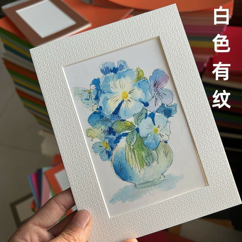 Горячая распродажа10 прямоугольных простых картонных рамок для картин формата A3/A4 для детских рисунков, толщиной 8 дюймов/4 дюйма.