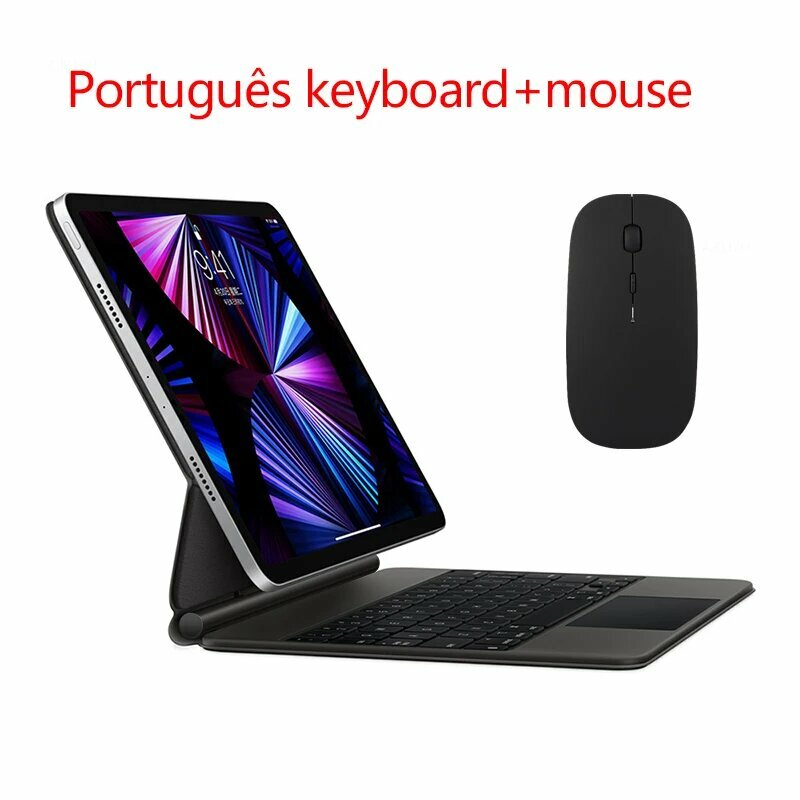 AJIUYU Magic Keyboard Folio для iPad Pro 12,9" с подсветкой