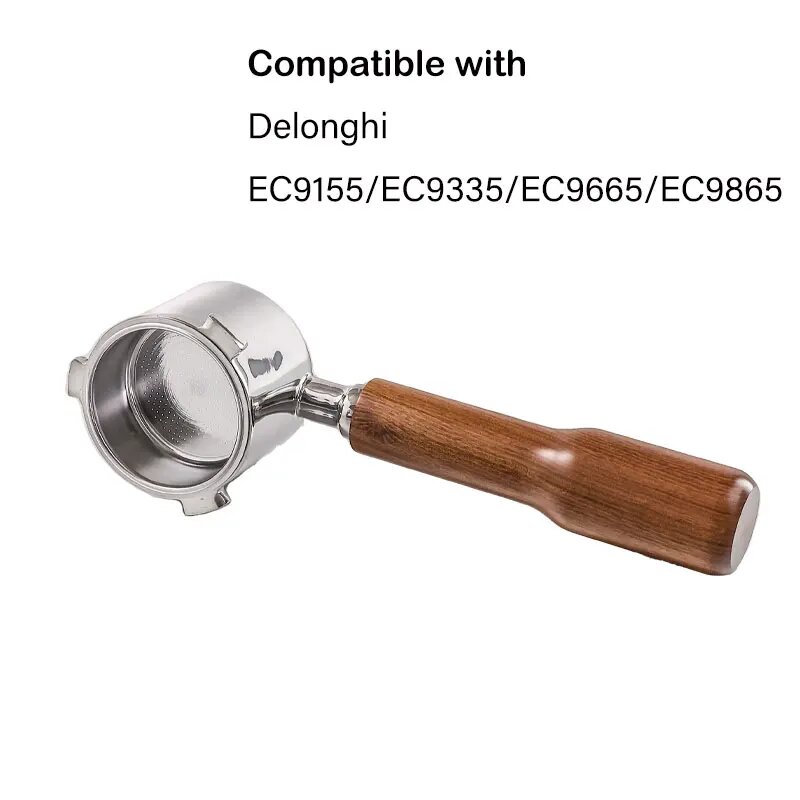 Delonghi портафильтр 51 мм с деревянной ручкой, Цвет: B