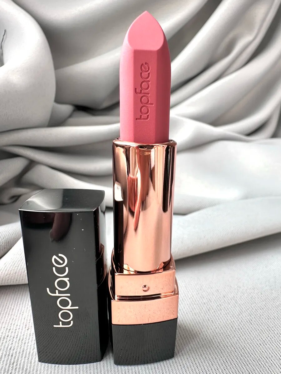 Topface Помада матовая для губ Instyle Matte Lipstick PT155, тон 007 nude rosy