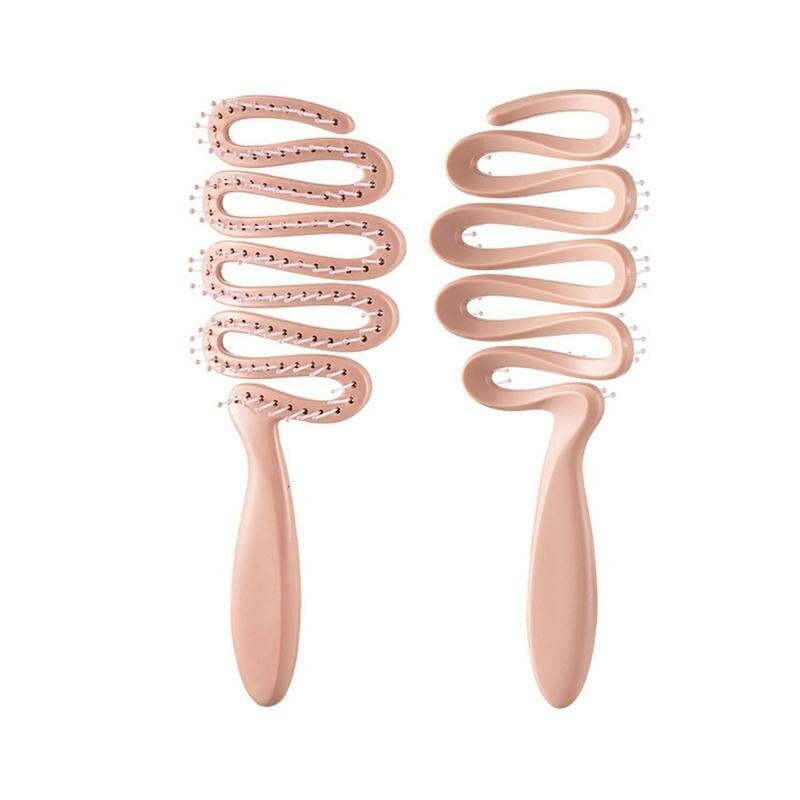 Объёмный гребень для тонких волос, Розовый - маленький