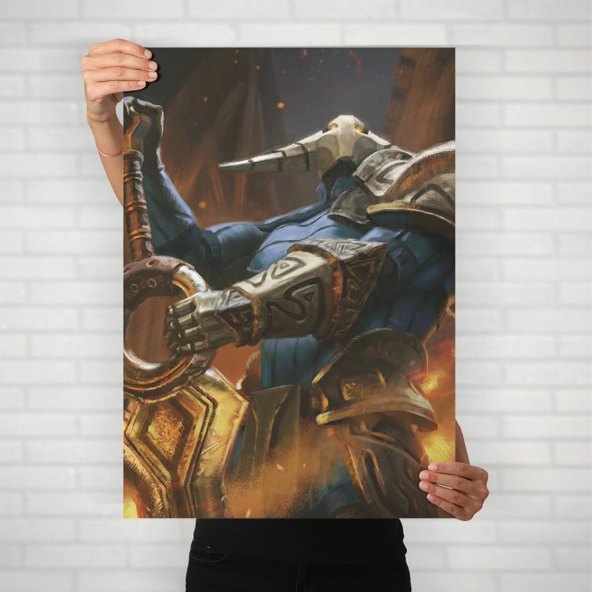 Плакат на стену для интерьера Dota 2 (Sven 1) - Постер по игре формата A1 (60х84 см)