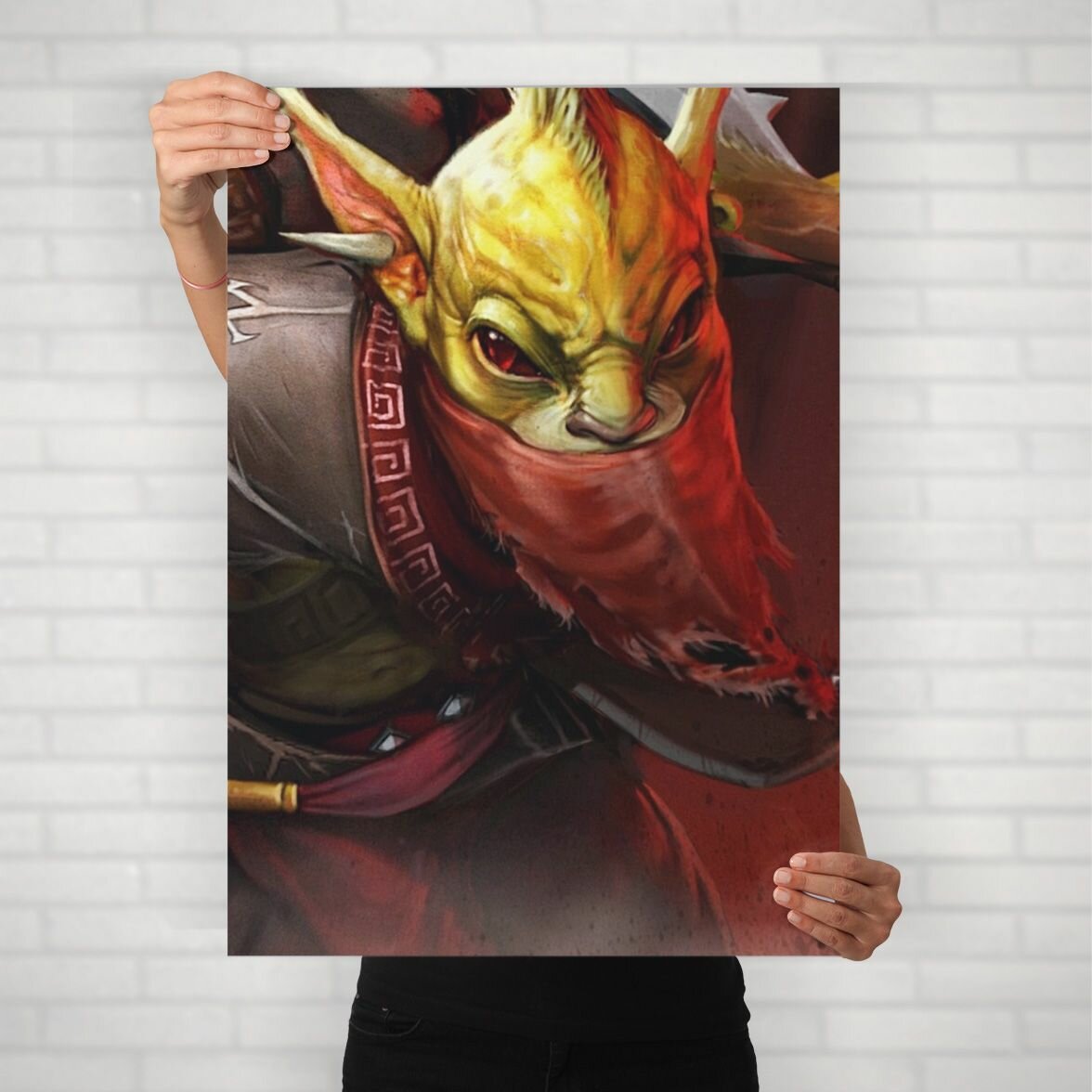 Плакат на стену для интерьера Dota 2 (Bounty Hunter 1) - Постер по игре формата A2 (42х60 см)