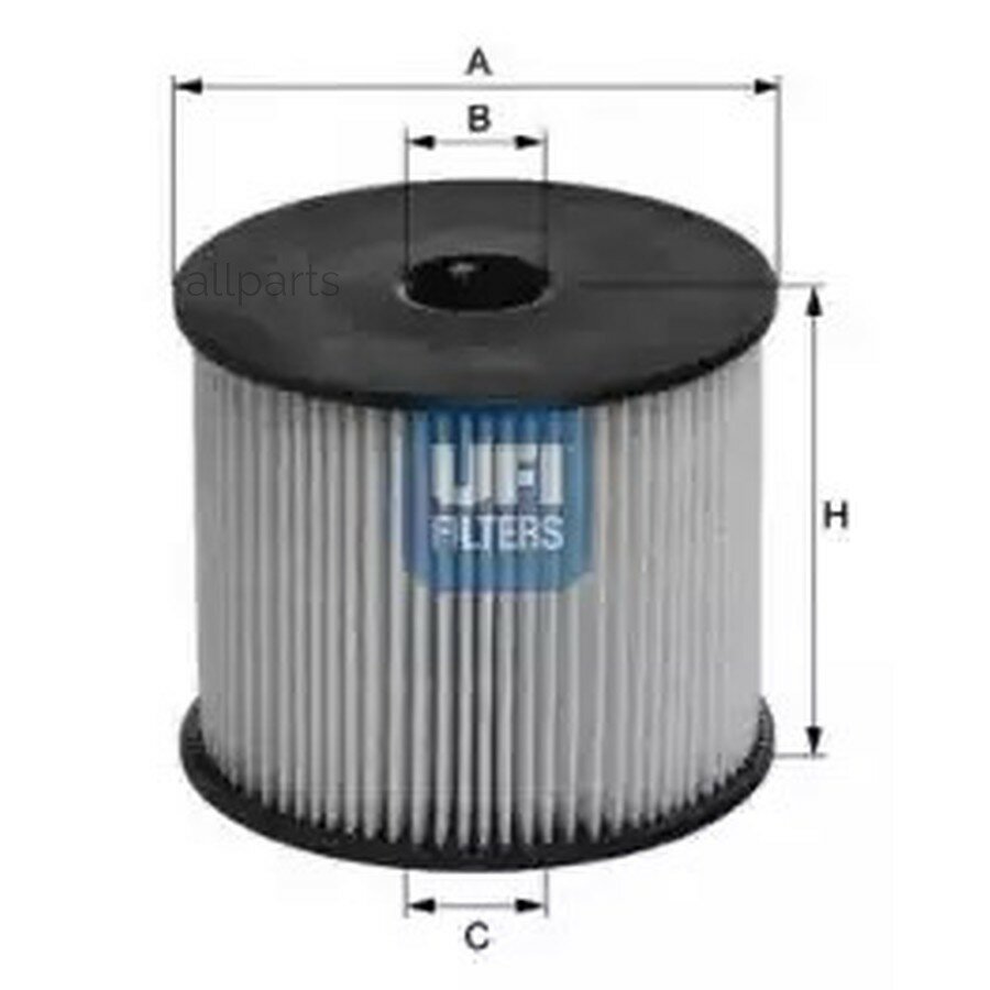 UFI 26.054.00 Фильтр топливный