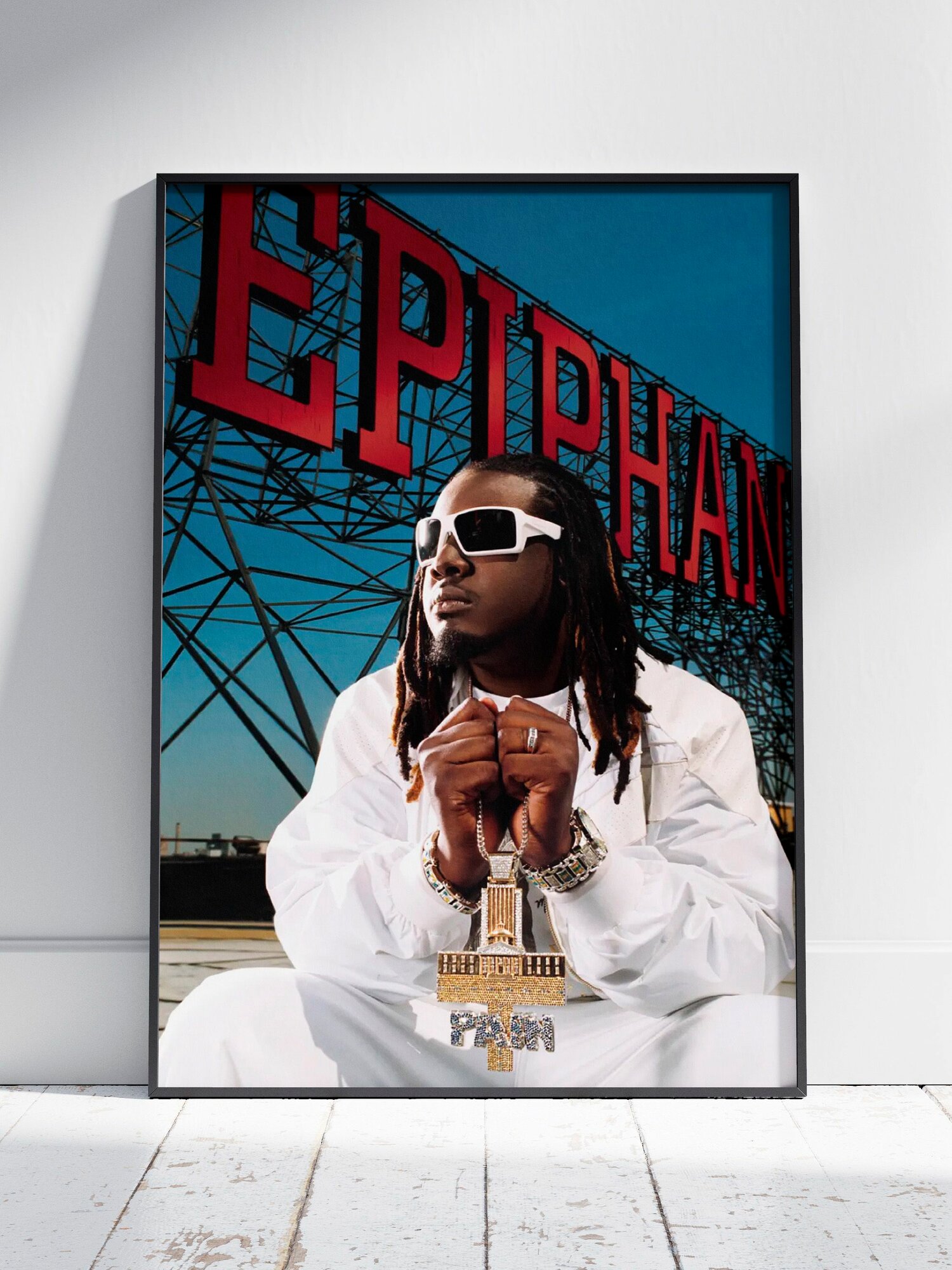Плакат на стену для интерьера Т Пейн (T Pain 5) - Постер по музыке и артисту формата A4 (21x30 см)