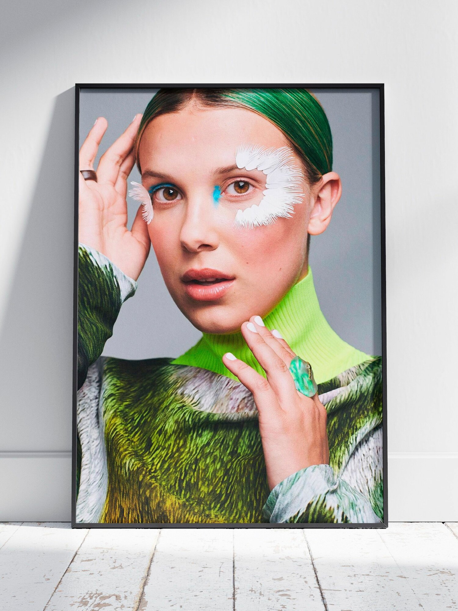 Плакат на стену для интерьера Милли Бобби Браун (Millie Bobby Brown 23) - Постер по актеру фильма, кино, сериала формата A4 (21x30 см)