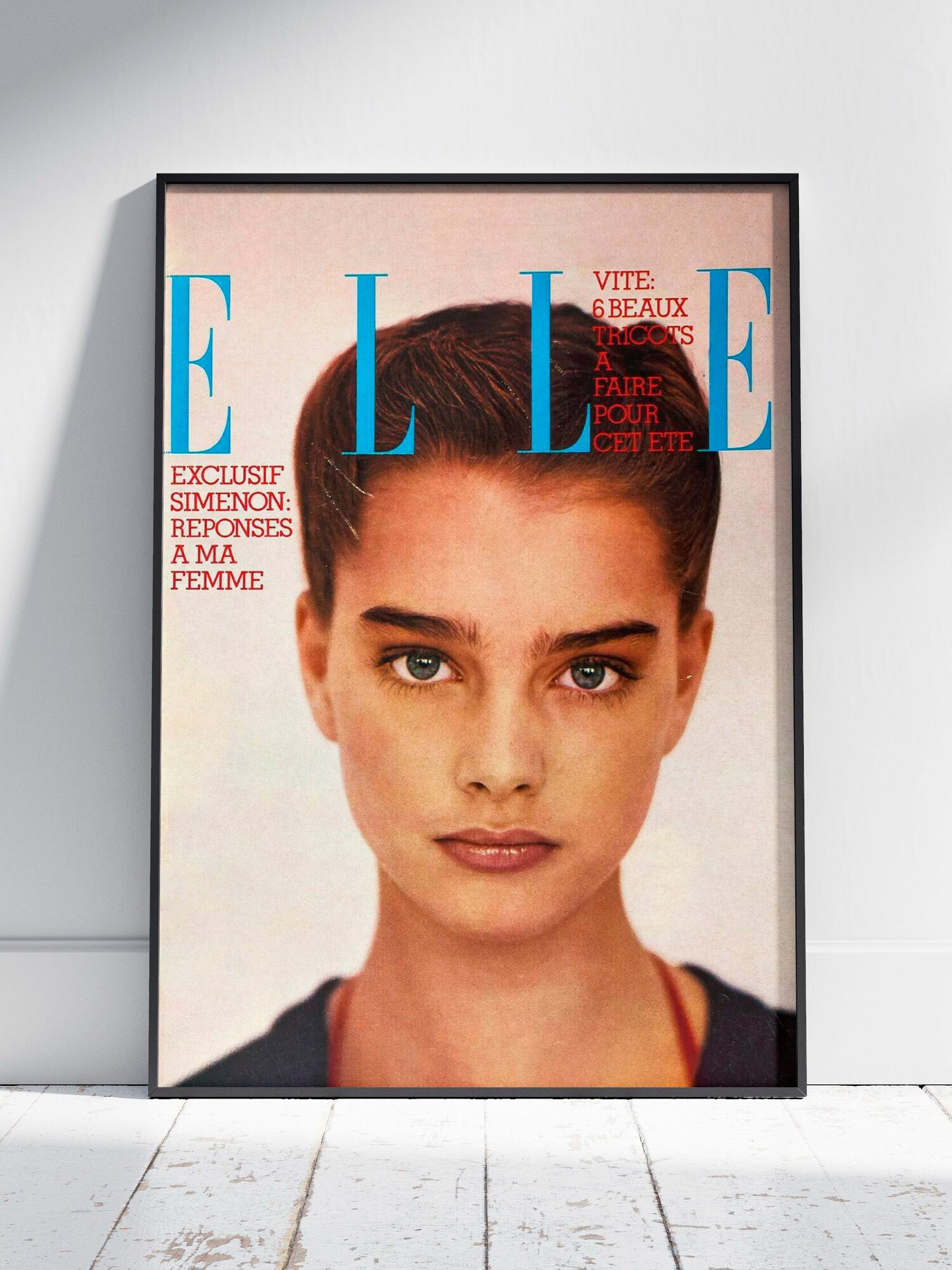 Плакат на стену для интерьера Брук Шилдс (Brooke Shields 31) - Постер по актеру фильма, кино, сериала формата A3 (30x42 см)