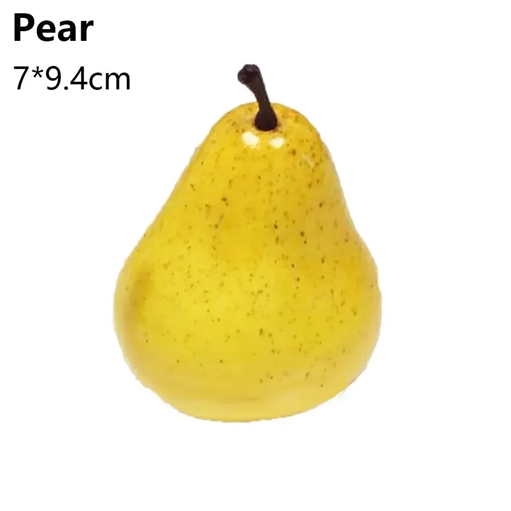 Искусственная груша, 7*9.4см, цвет pear