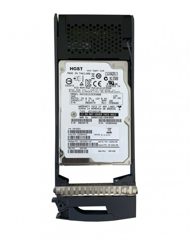 Жесткий диск Network Appliance 108-00321 1200Gb SAS 2,5" HDD