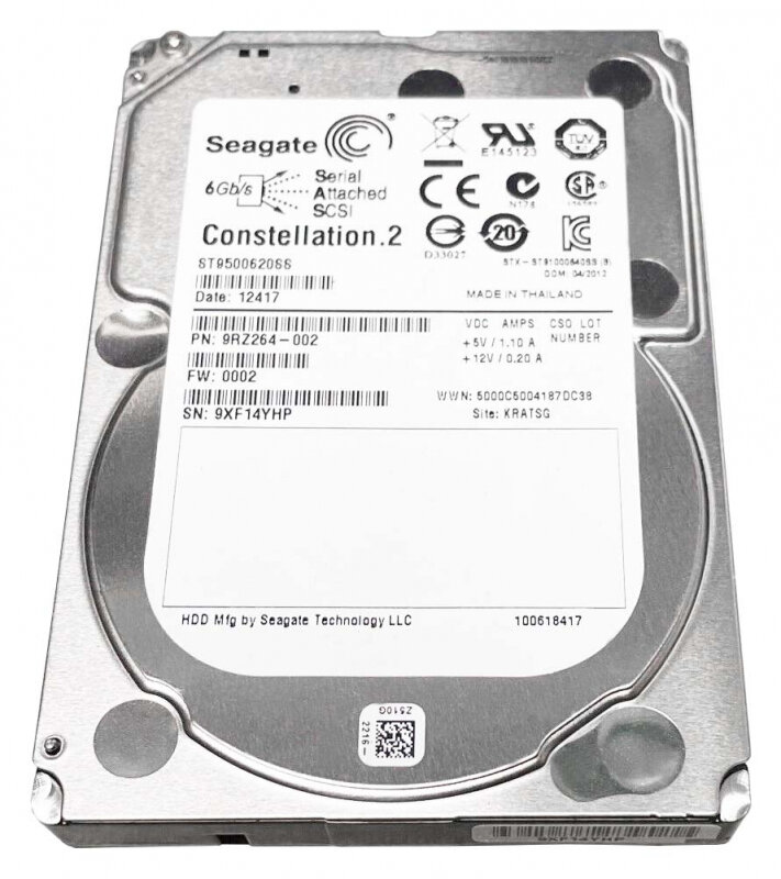 Жесткий диск Seagate 9RZ264 500Gb SAS 2,5" HDD