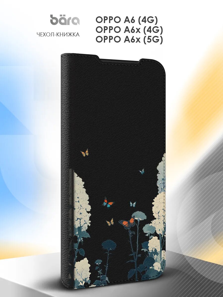 Чехол на Oppo A6 (4G)/A6x (4G/5G), Оппо А6 (4G)/А6икс (4G/5G), книжка, с принтом