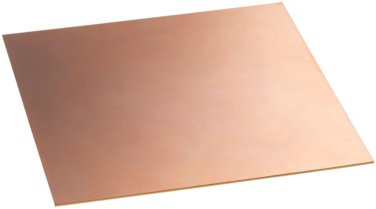 Стеклотекстолит Duwi односторонний, 200x200x1,5 мм, 35 мкм (27813 3)