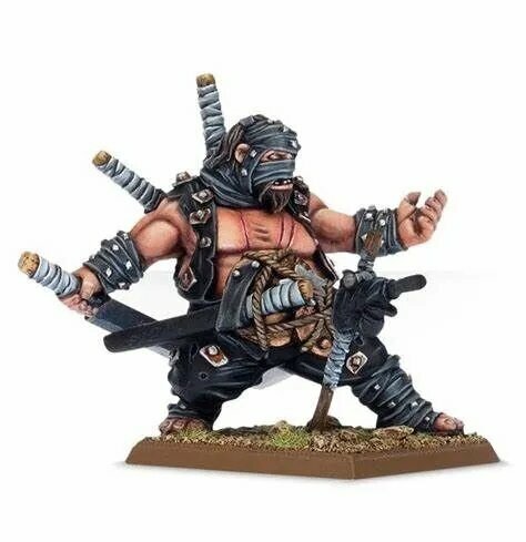Ниндзя-Манитар, Огровое Царство (Металл, Литье) / Ninja Maneater of the Ogre Kingdoms (Metal Cast)