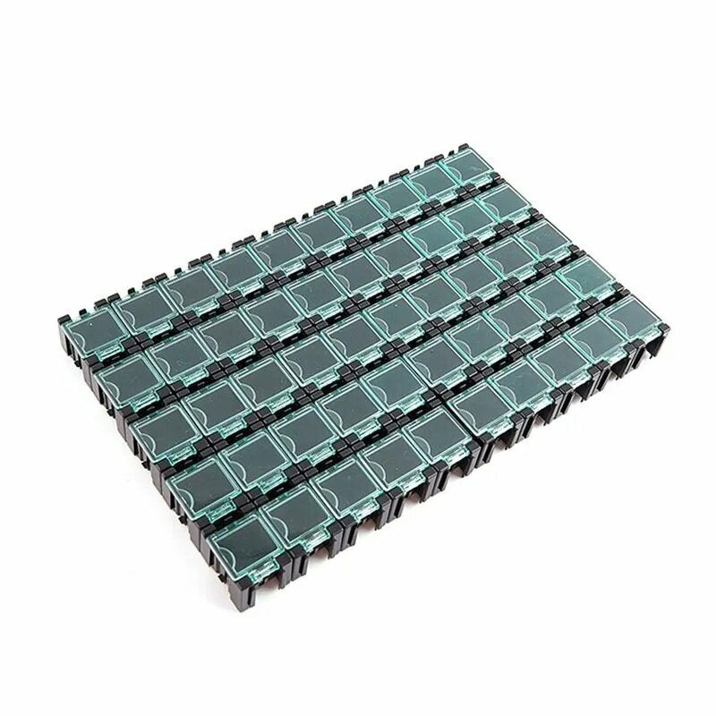 SMD SMT Электронные Коробки Для Хранения Мини -Компонент Контейнер Набор Контейнеров Black
