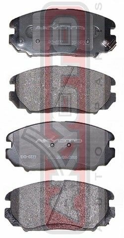 Тормозные колодки дисковые передние для а/м Hyundai Sonata, Grandeur, Akyoto AKD03773
