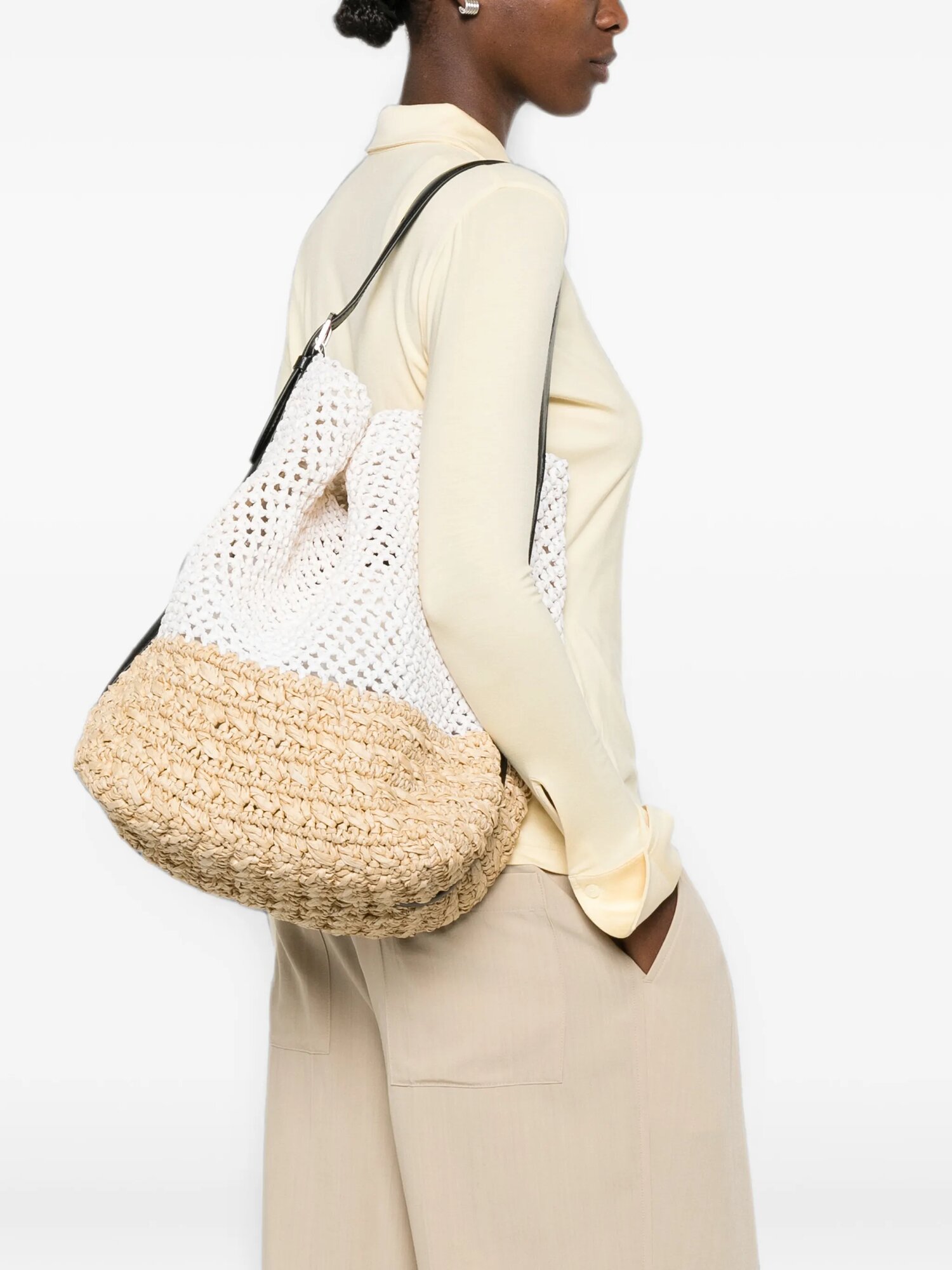 Сумка TOTEME Paper shoulder bag, разноцветный — фото 1