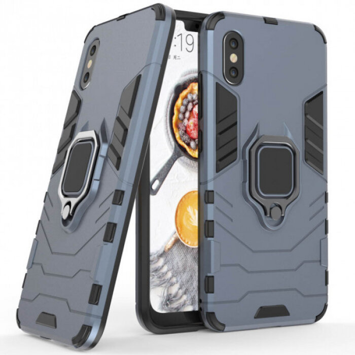 Transformer Ring Противоударный чехол под магнитный держатель для Xiaomi Mi 8 Pro / Mi 8 (без отпечатка)