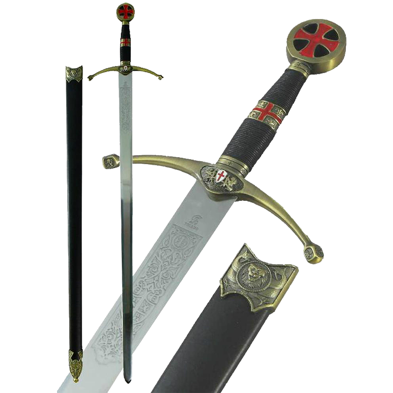 Макет меча Art Gladius "Крестоносцы", сталь, замак, ножны, 3200 гр