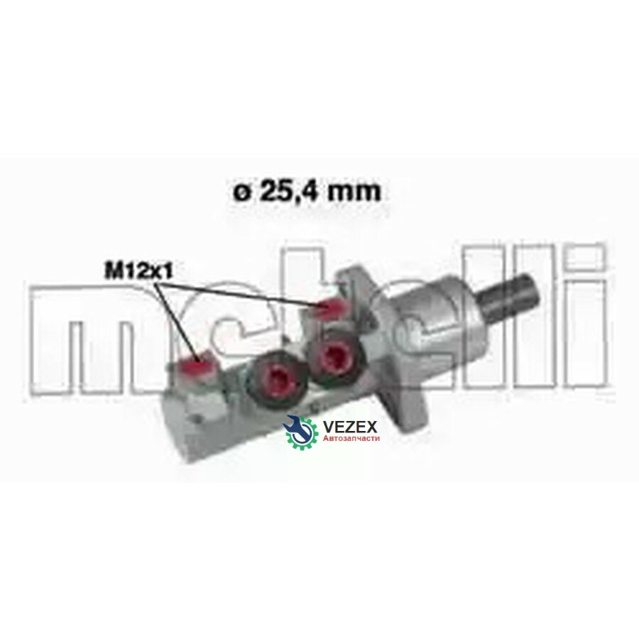 METELLI 05-0606 Главный тормозной цилиндр