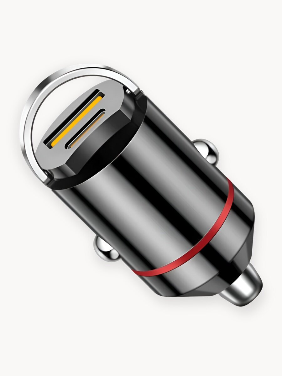 Зарядка в прикуриватель Mini PD30W, для телефона, с функцией QC3.0