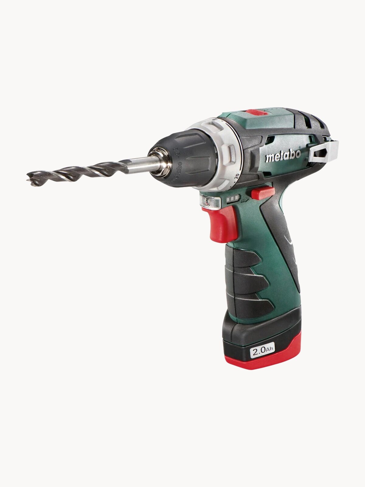 Metabo Безударная дрель-шуруповерт PowerMaxx BS 2Ач, с двумя аккумуляторами 600080500