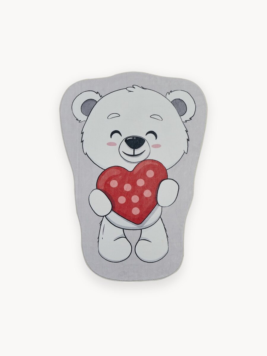 Коврик детский принтованный Kindora VA-12 "Очаровательный мишка" 70x100см