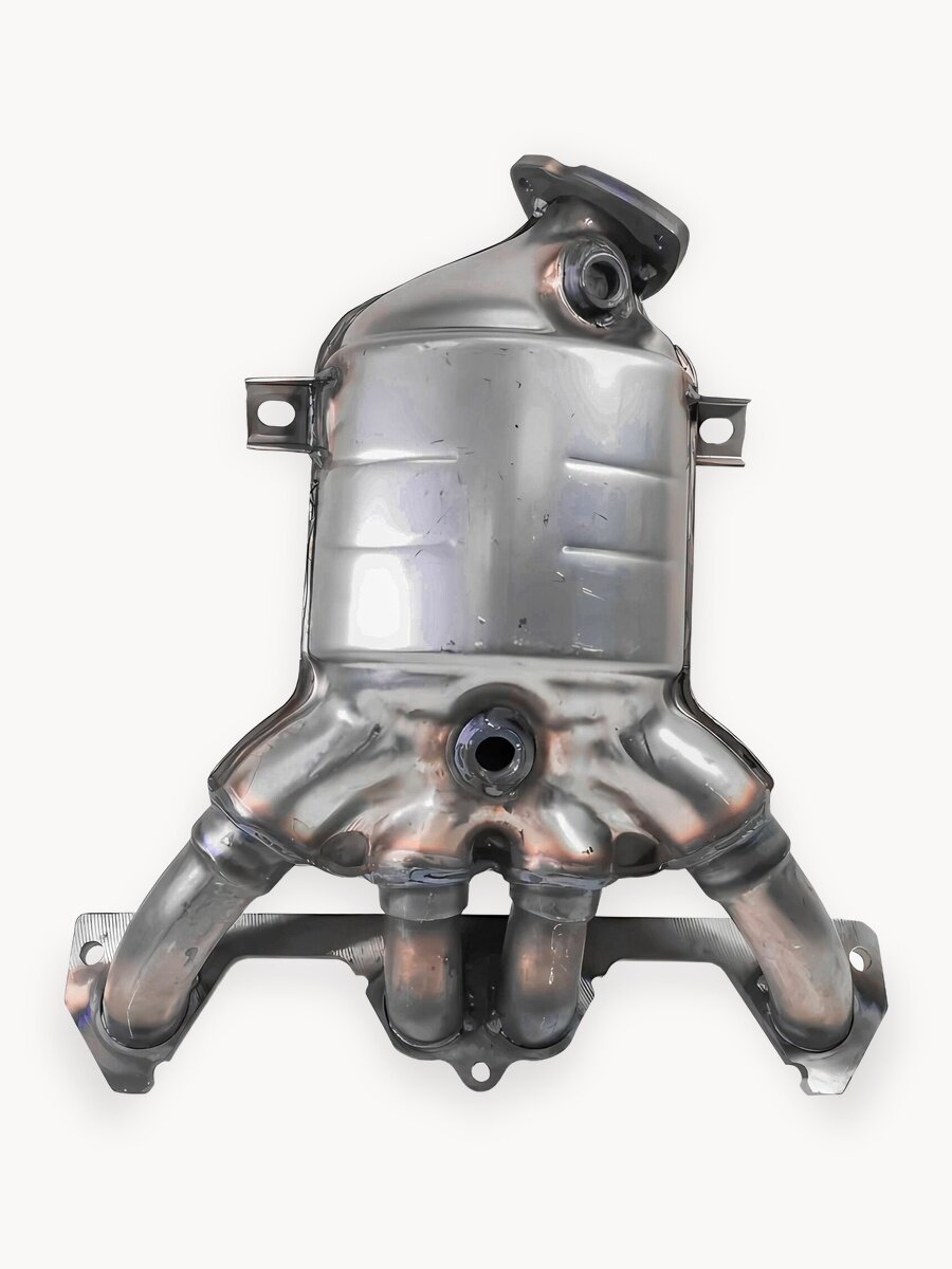 Выпускной коллектор (катализатор) ERM на а/м Лада Калина, Приора, Гранта 8кл / Керамика, заводской корпус