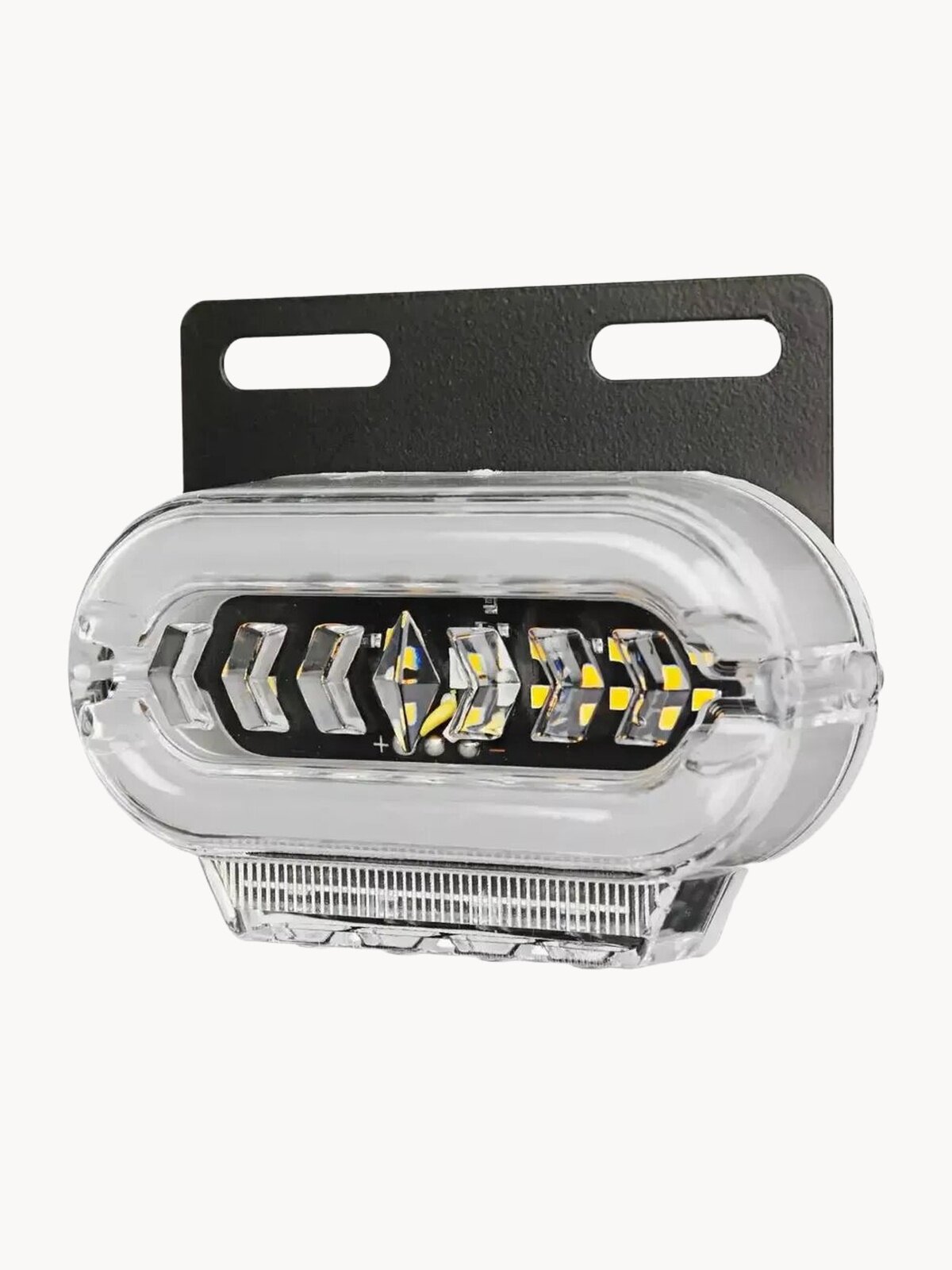 Фонари габаритные светодиодные комплект 4 шт 24В, белые большие, подсветка колеса