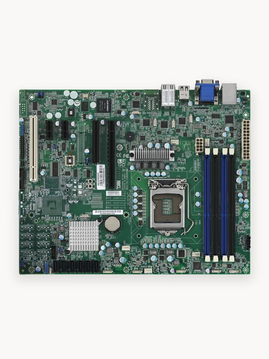 Материнская плата Tyan S5512G2NR-LE, сокет LGA1155, 4 слота DDR3