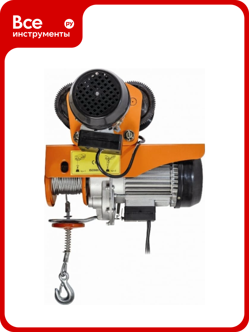 Электрическая мини таль с тележкой Сибталь модель PA 600/1200 кг 020 2006 1200