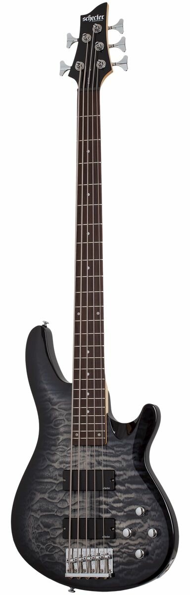 Schecter C-5 Plus CB Гитара бас, 5 струны, цвет Charcoal Burst