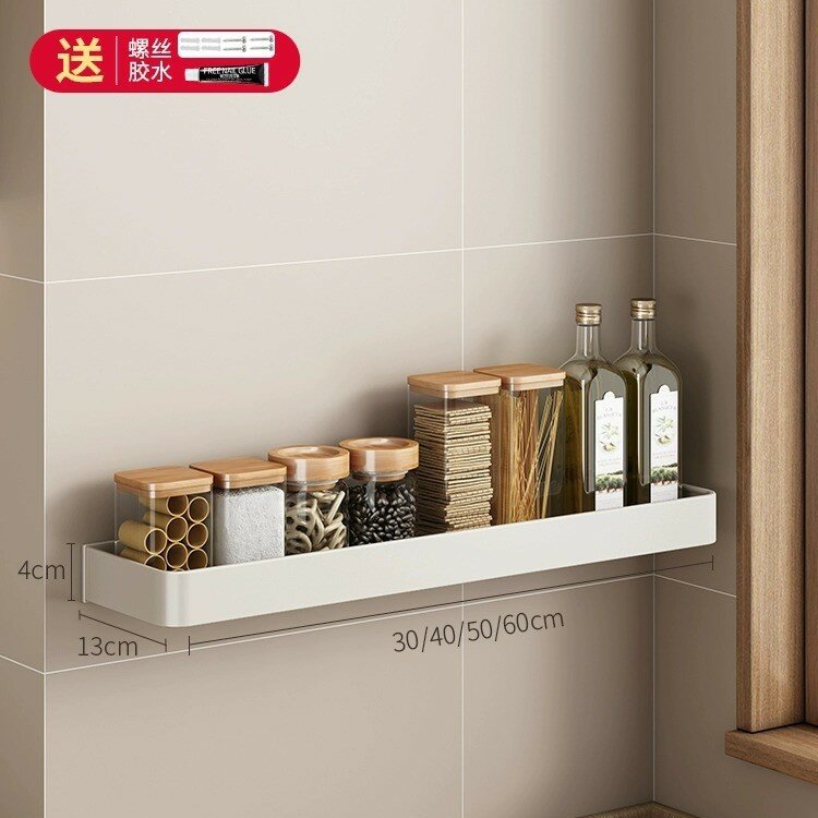 Кухонная стойка для приправ, из бревен, настенная, без перфорации, 60мм