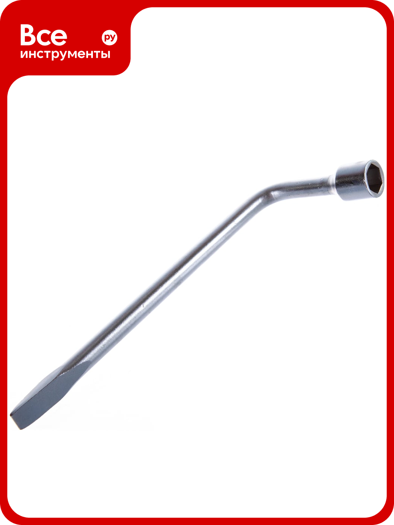 Баллонный Г-образный ключ Зубр мастер 19 мм 2753-19_z02, для монтажных