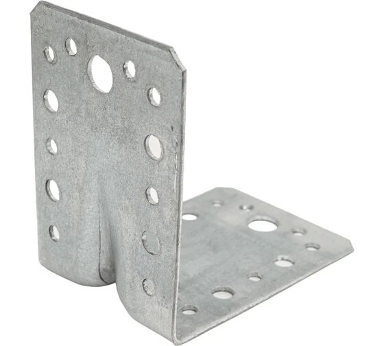 Крепежный угол Зубр мастер усиленный 65х90х90мм 1шт 310116-65-090