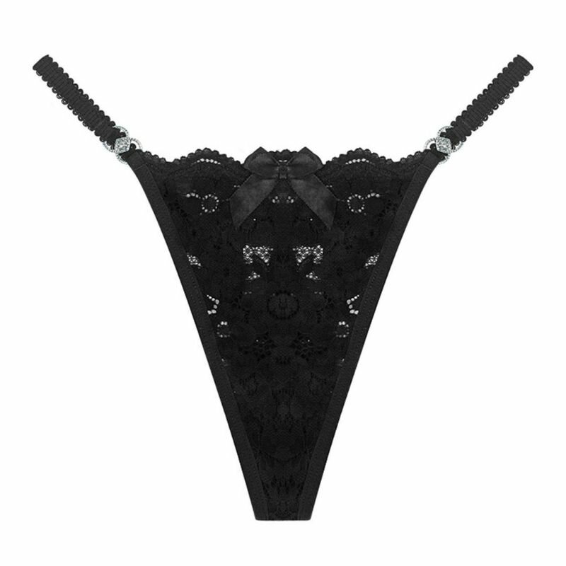 Женские стринги с бантом