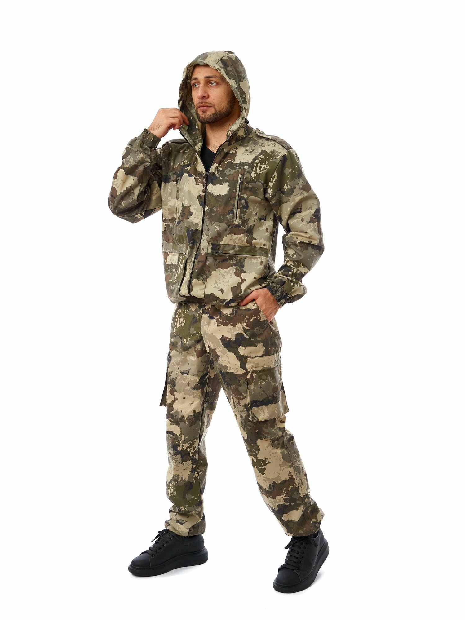 Маскировочный летний камуфляжный тактический костюм