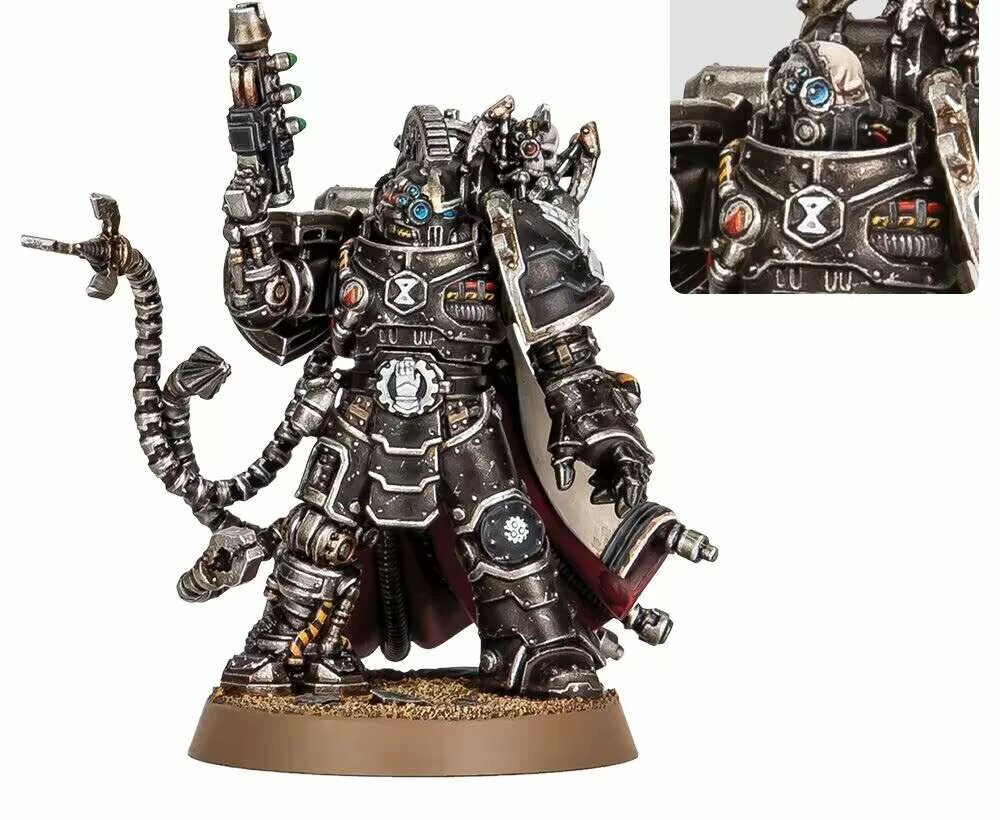 Железные Руки Литье: Претор Легиона (Смола, Литье) / Iron Hands Legion Praetor (Resin, Cast)