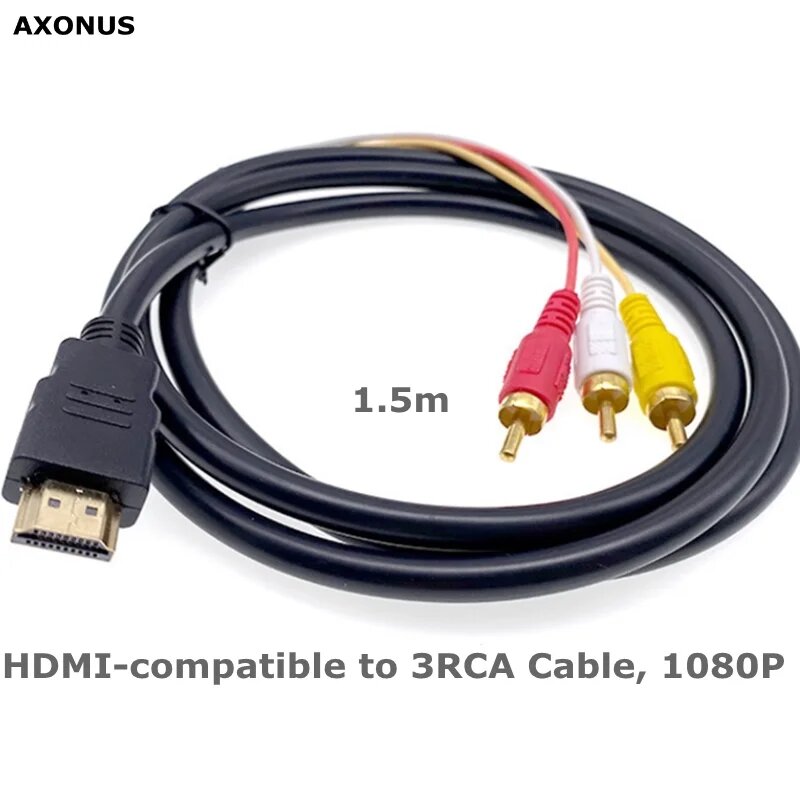 AXONUS HDMI-RCA кабель-переходник 1.5 м