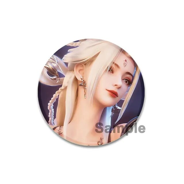 Zhu Xian китайская аниме династия нефрита круглые булавки Мультяшные персонажи значки косплей ручной работы DIY брошь декоративная одежда подарки