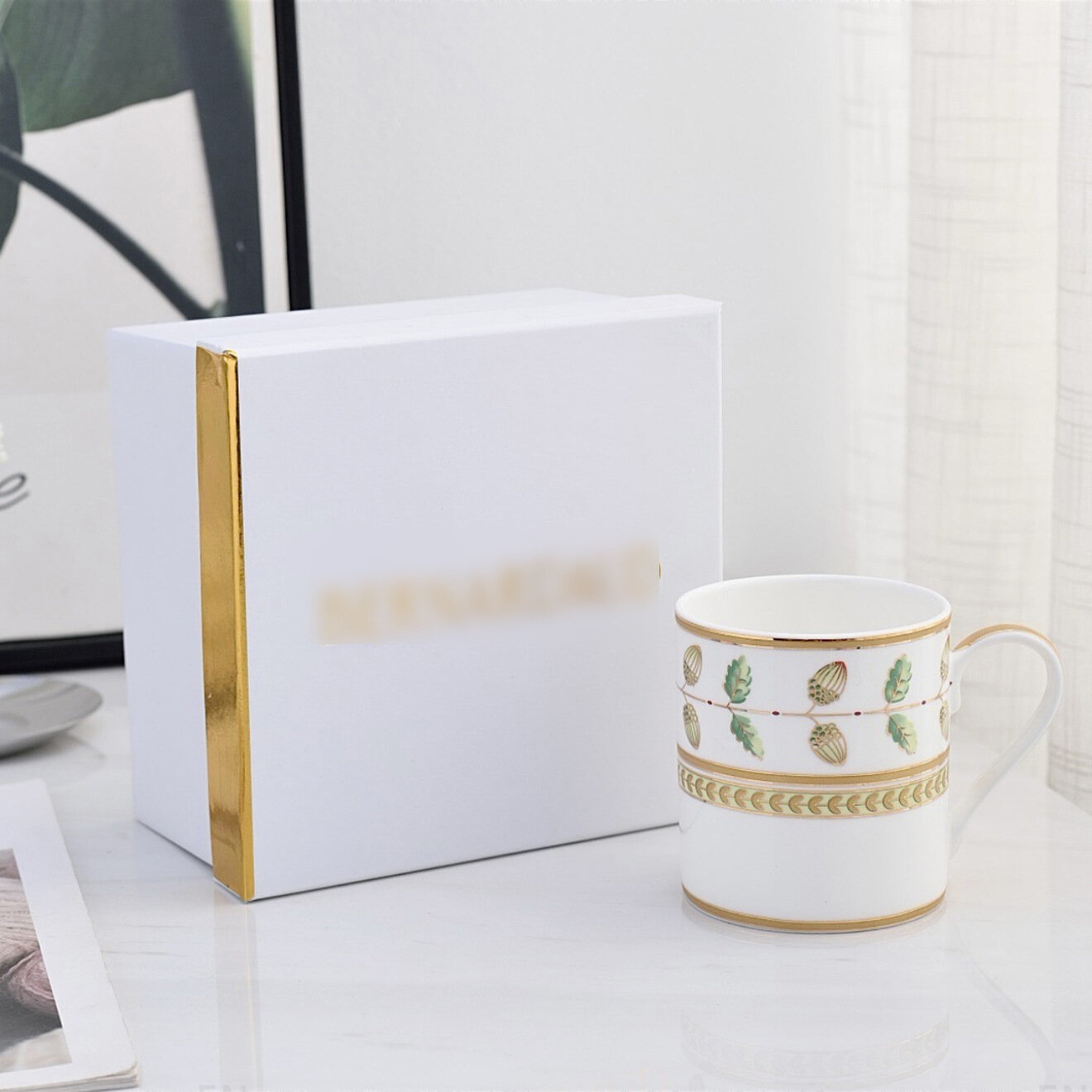 Набор тарелок и ложек в французском стиле Botto Constantine, высококачественная золотая суповая тарелка, 8inch глубоких 10inch плоских тарелок, подарок