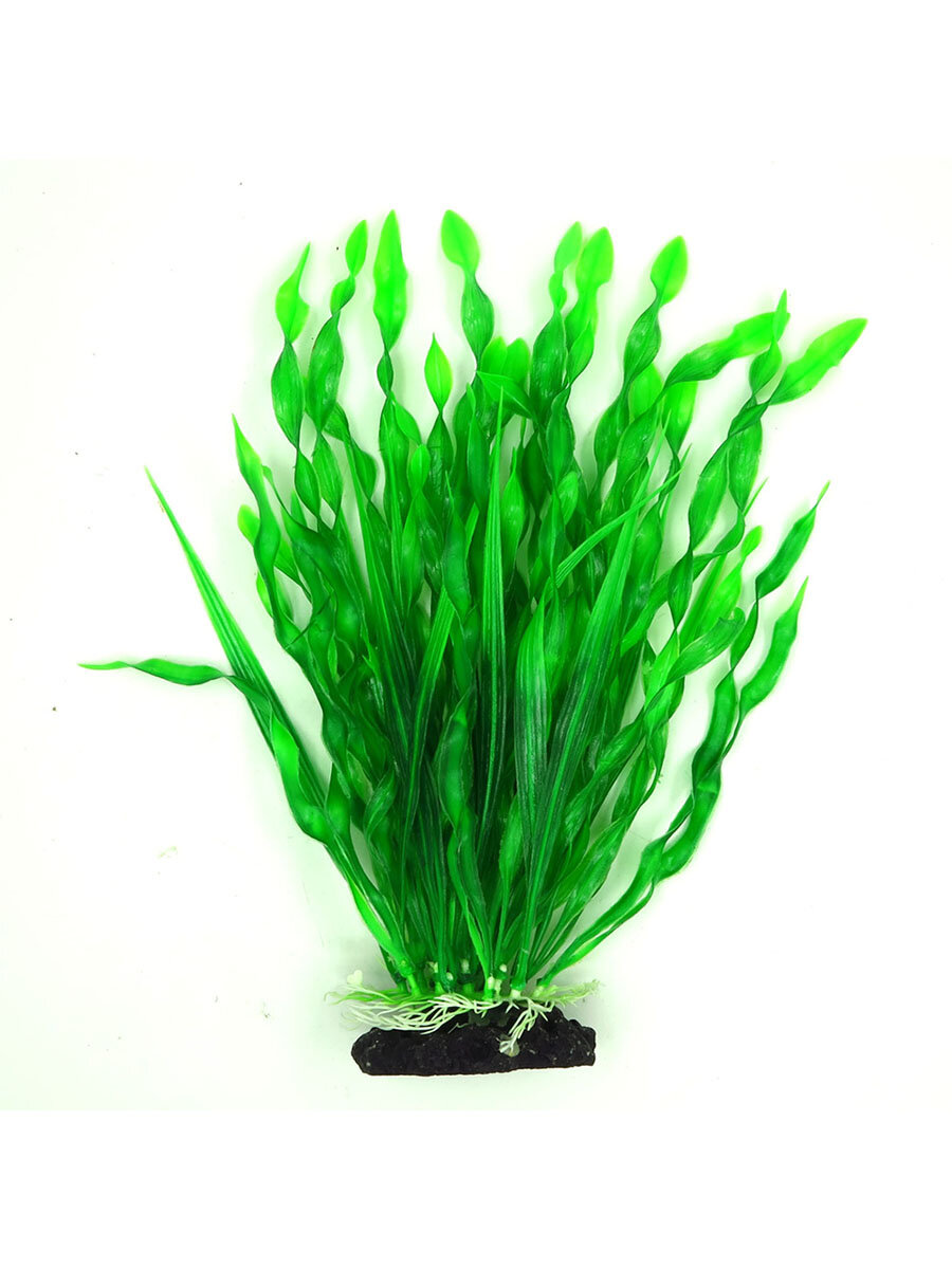 Растение искусственное Aquanimal "Валлиснерия", для аквариума, 9x6x40см