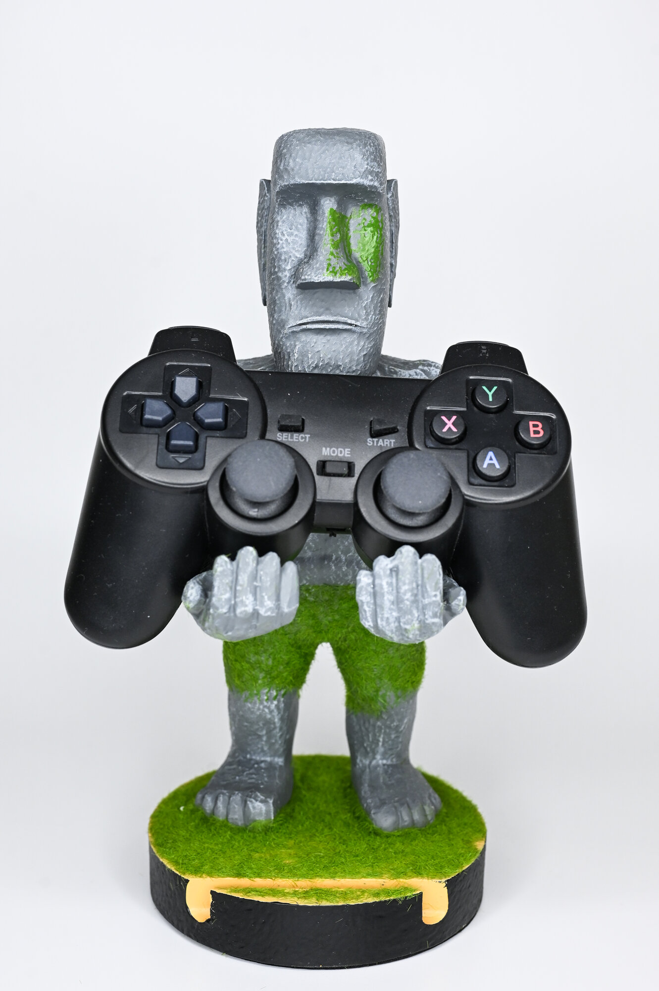 Подставка для джойстика Камень Моаи Стоун ps 5 / ps 4 / Xbox, держатель для телефона / геймпада (20 сантиметров)