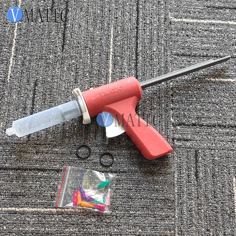 VMATIC Шприц для дозирования клея 5/10/30/55 мл 30cc Red Gun Set